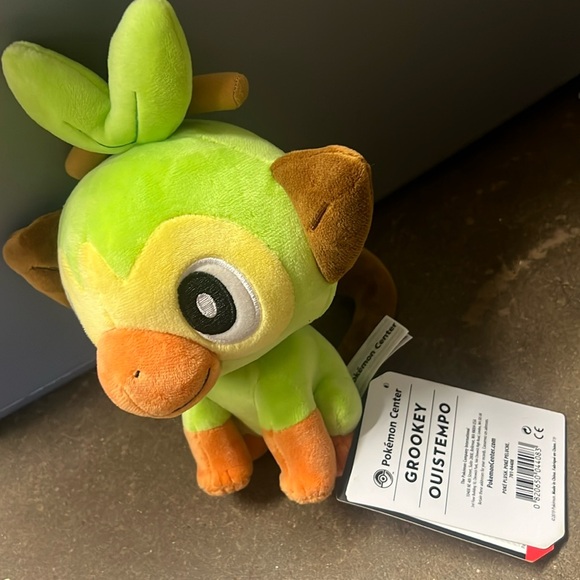 Pokemon | Toys | Pokemon Grookey Green Monkey Plush 22 Nintendo 9 In ...